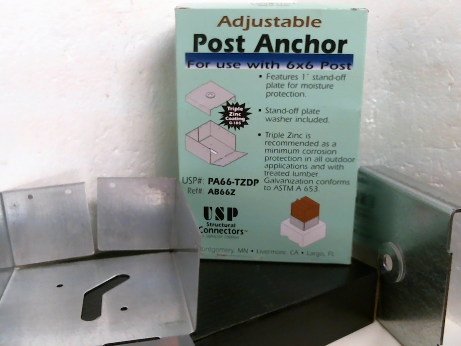 USP Structural 6x6 Post Anchor PA-66-TZDP | eBay
