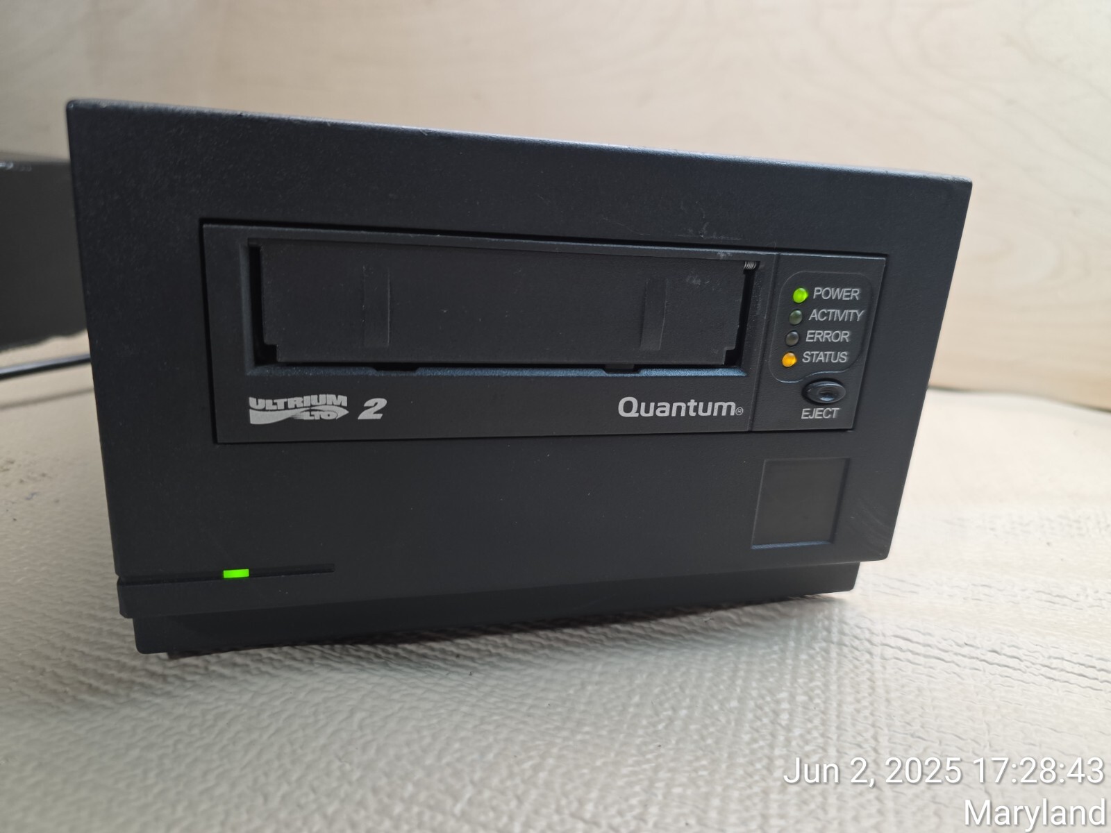 Quantum Ultrium LTO 2 External Tape Drive CL1002 | eBay