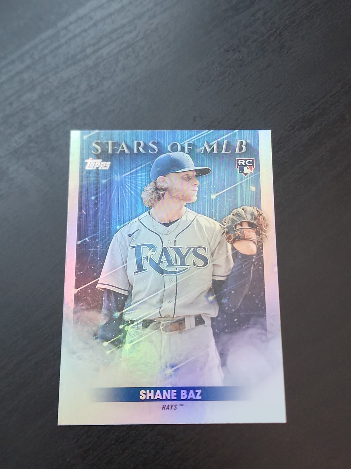 2022 Topps Update Stars of MLB Holo Foil RC Card of Shane Baz - Rays | eBay