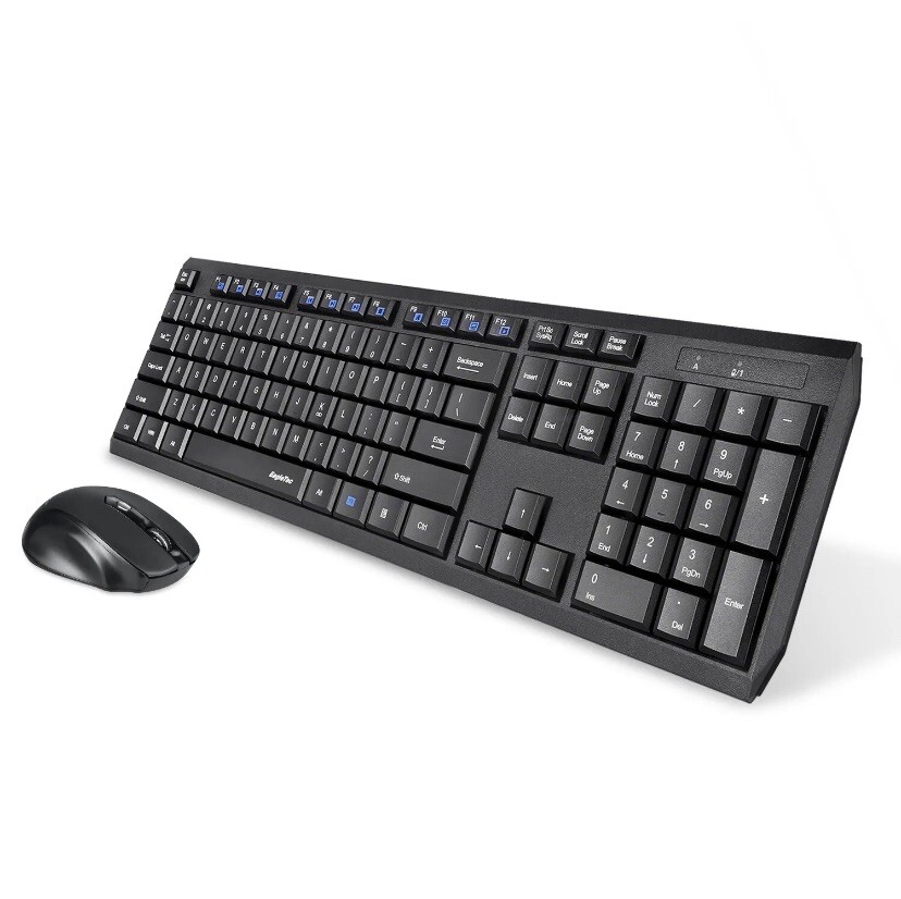 Eagletec K104 Wireless 104 Keys Keyboard and Mouse Combo for Windows PC ...