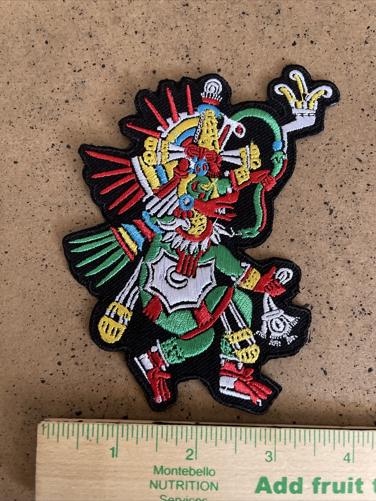 Aztec Iron On-Embroidered Patch. (Quetzalcoatl: God Of Wisdom). Parche ...