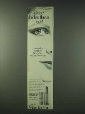 1978 Max Factor erace Creamy Cover-up Ad | eBay