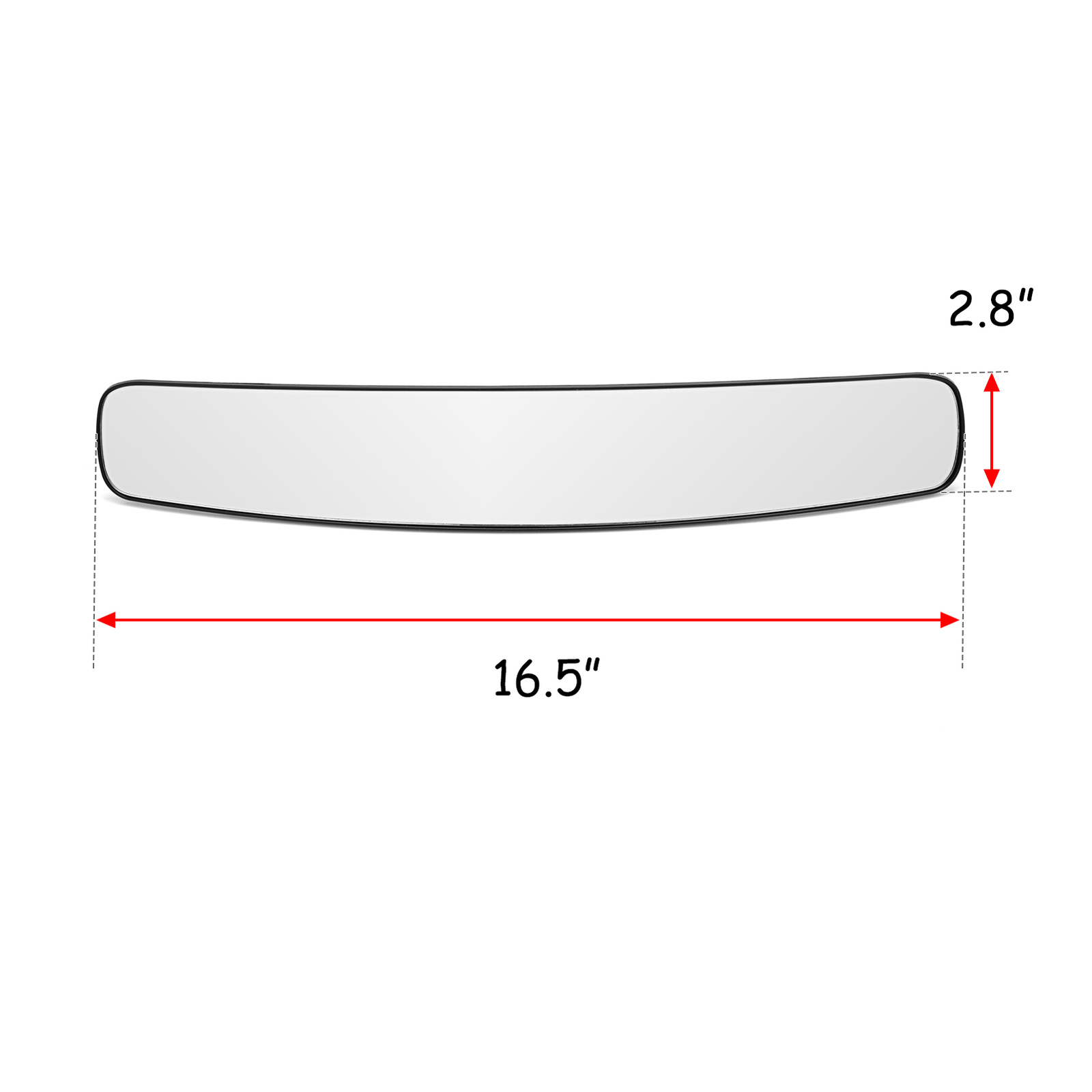 Tractor 16.5" Adjust Rear Center Panoramic View Mirror Fit Kubota ...