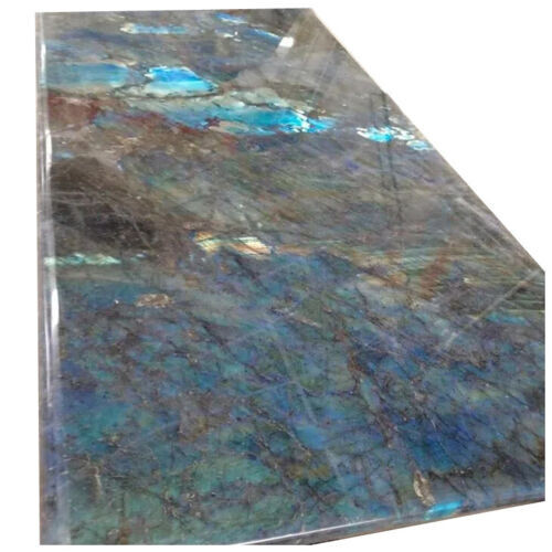 Labradorite Stone Dining & Kitchen Table Slab Handmade Rectangular ...