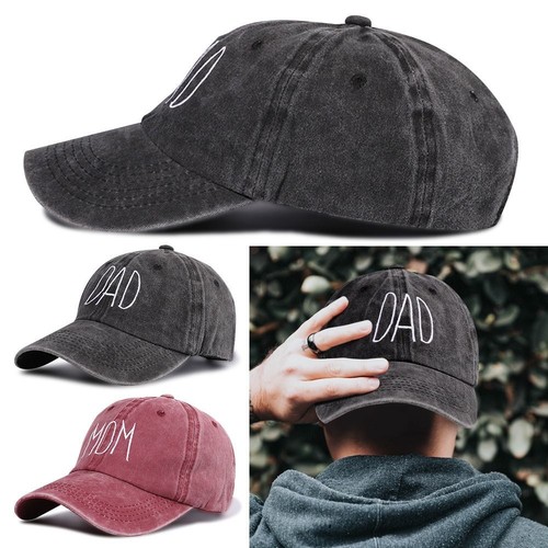MOM Embroidery Baseball Caps Distressed Faded Cap Baseball Hats ...