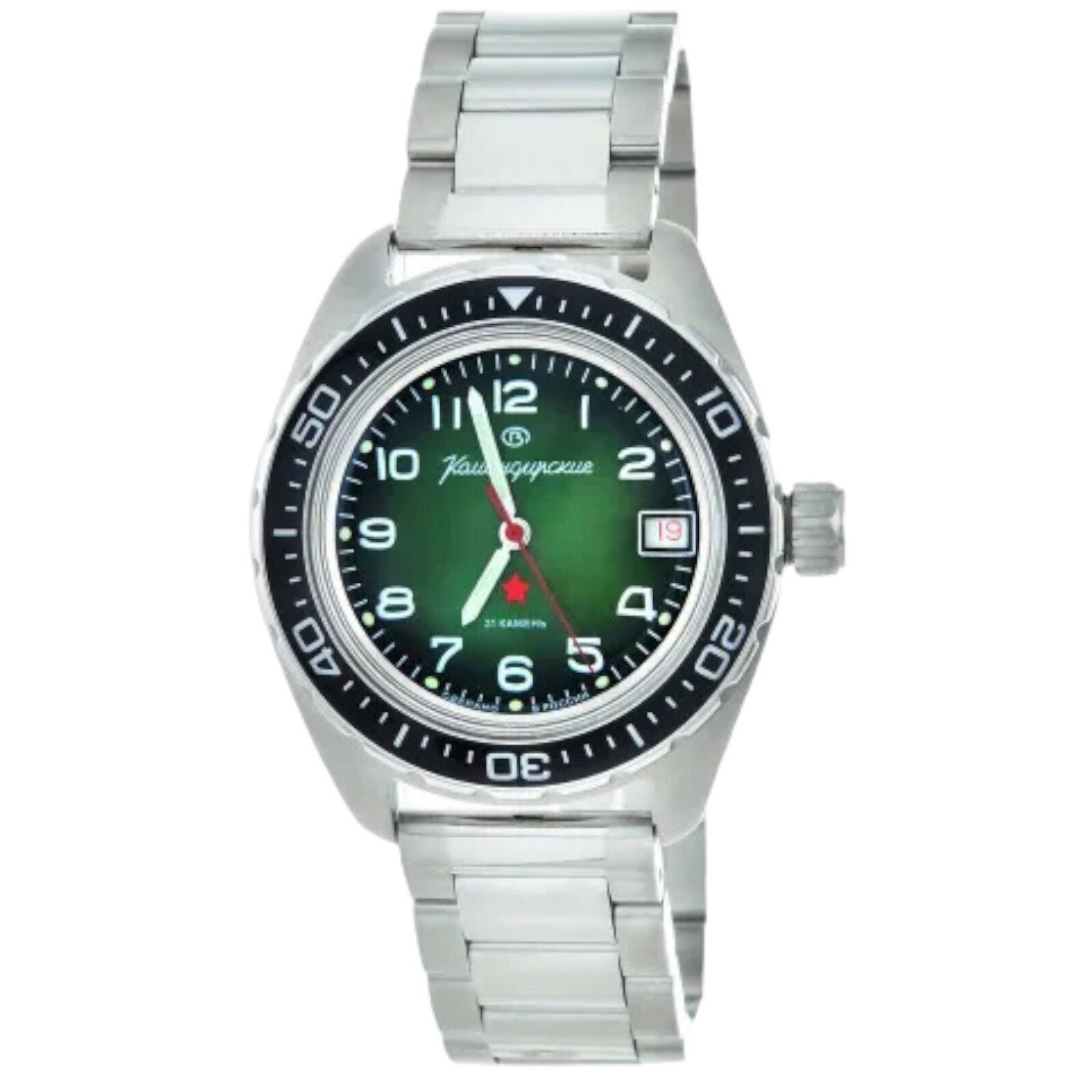 NEW Vostok Komandirskie 02033A Russian Military Watch Automatic 20ATM ...