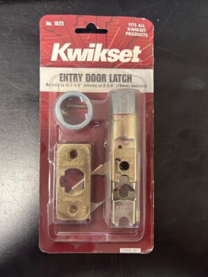 Kwikset Entry Door Latch Adjust To Fit 60 mm or 70 mm Backsets | eBay