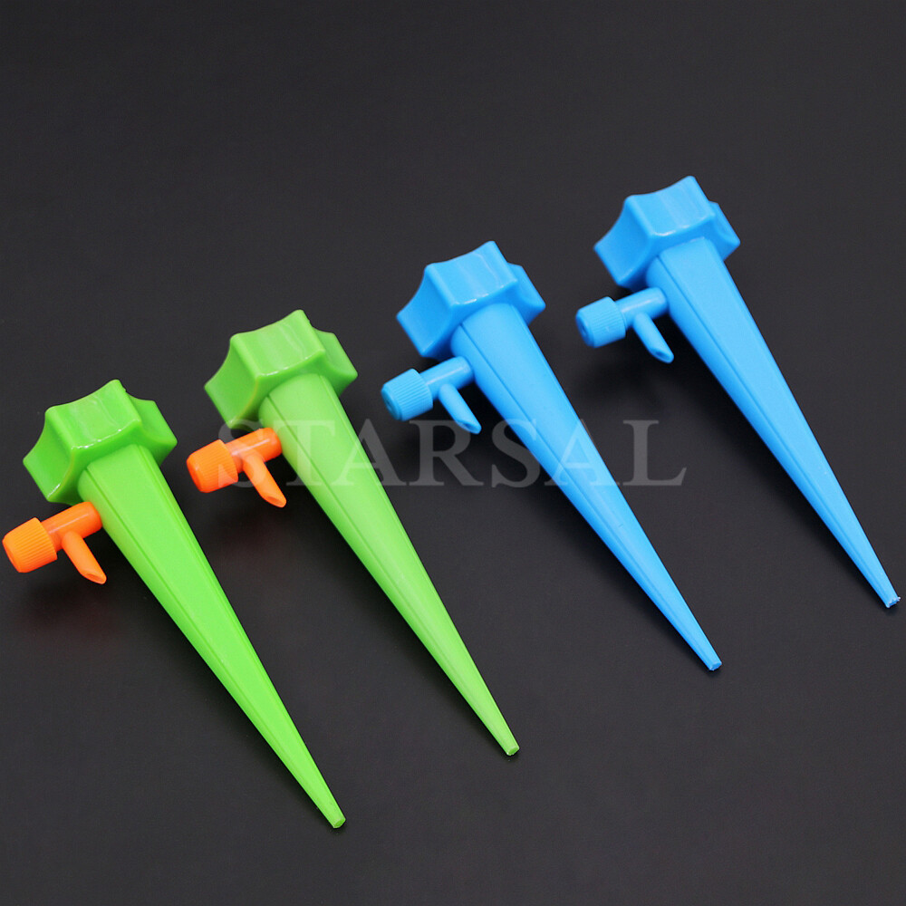 AU Plant Water Funnel Self Watering Spikes Slow Release Control Valve ...