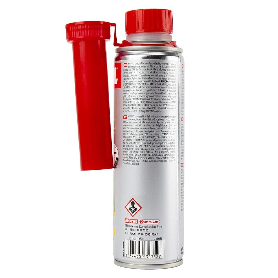 MOTUL DPF Cleaner Diesel Pulitore Filtro FAP Anti Particolato 300ml ...