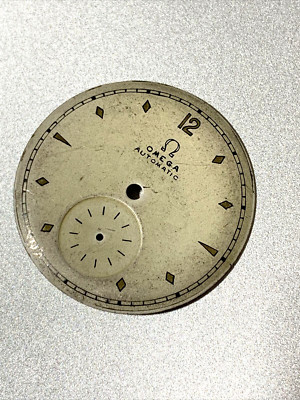 Omega Watch Dial Automatic Sub Dial 27.5mm Ivory OLD Vintage 40's Swiss ...