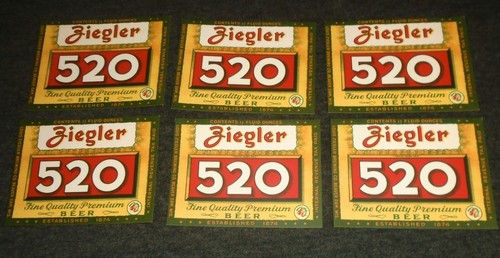 1930's Ziegler 520 Beer 11 Ounce, Beaver Dam, Wisconsin Vintage Bottle ...