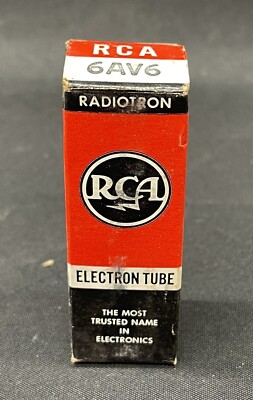 RCA Electron Tube 6AV6 Untested | eBay