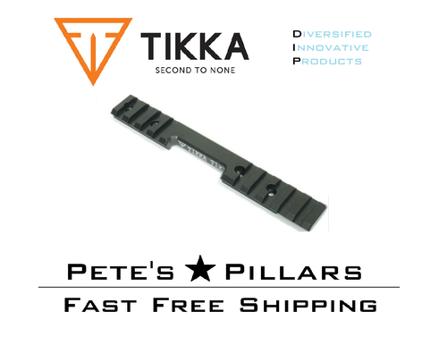 DIP DiProducts Sako Tikka T1X Scope Rail Base Mount Aluminum TIK17001 ...