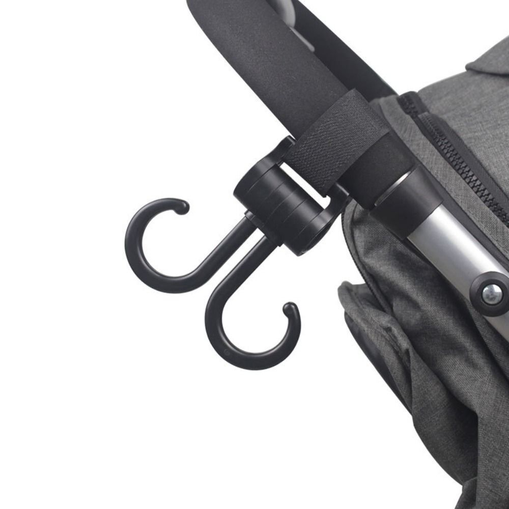 Degree Rotatable Stroller Hook Stroller Accessories Double Hook Hanging ...