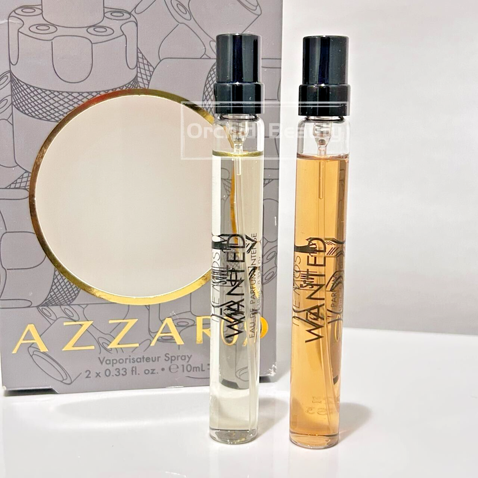 New Azzaro 2PC The Most Wanted Perfume For Men Spray Travel Set (2x ...