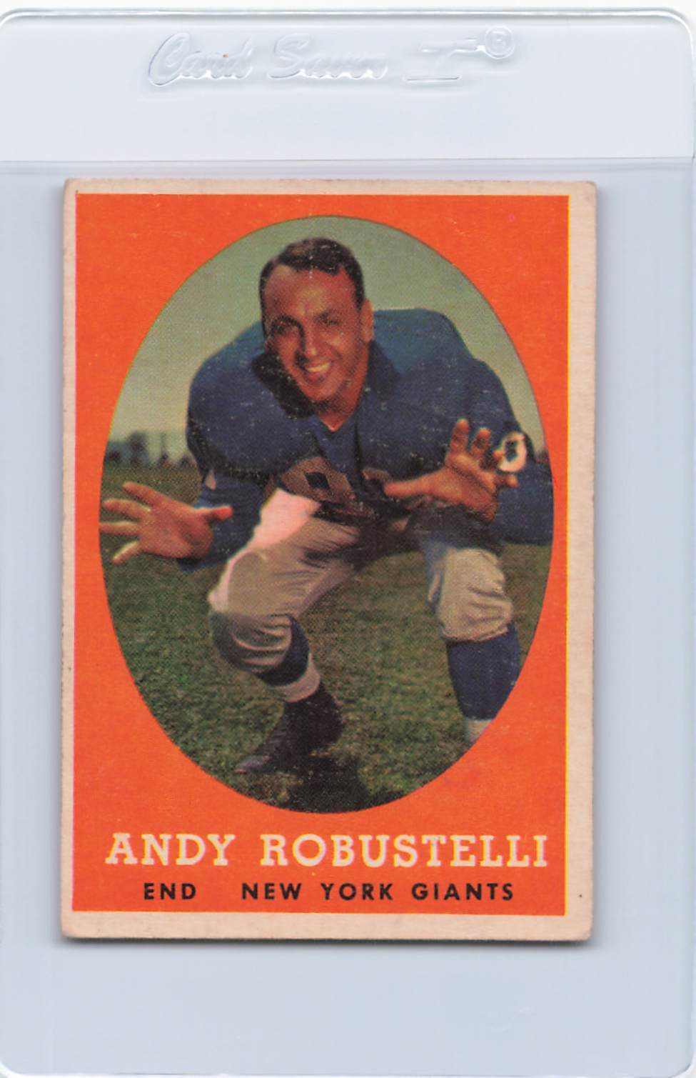 1958 Topps #15 Andy Robustelli Giants EX *DA-A7079 | eBay