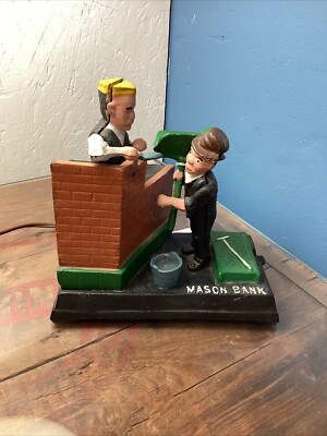 Iron Mason Money Bank | eBay