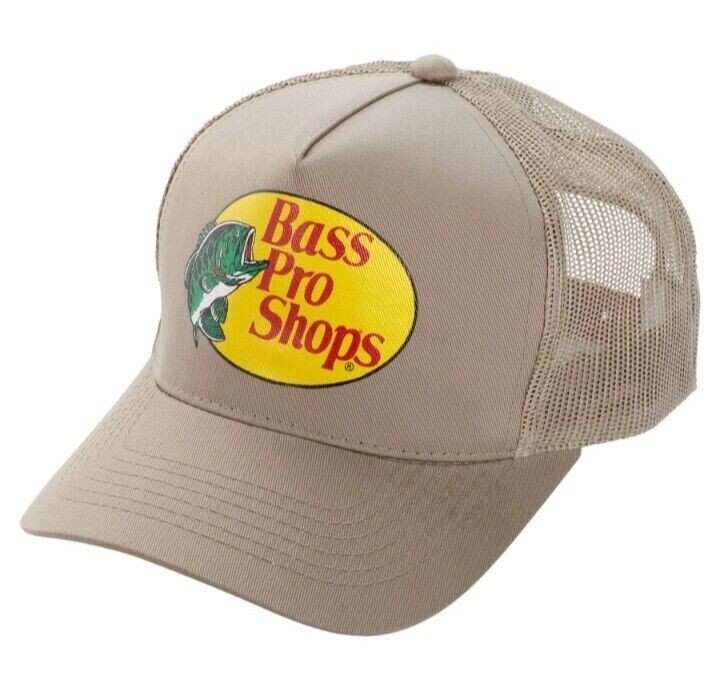 Bass Pro Shops Mesh Cap Hat Adjustable Snapback Trucker Fishing ...
