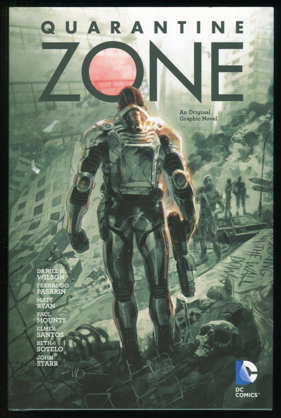 Quarantine Zone Hardcover HC DC Comics Science Fiction Pandemic ...