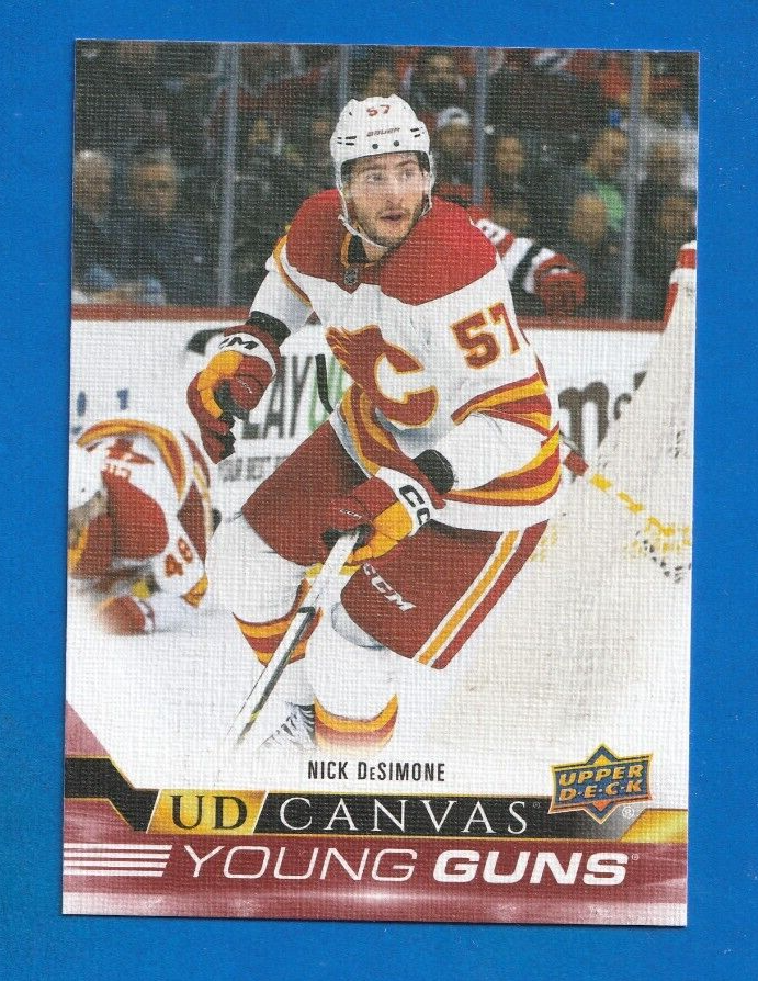 2022-23 Upper Deck Extended NICK DeSIMONE YOUNG GUNS ROOKIE CANVAS # ...