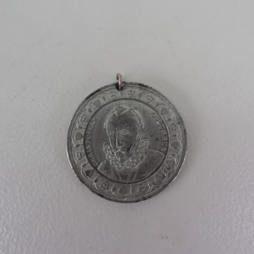 Christopher Columbus 400 Year Discovery Medal - Hole for Necklace or ...