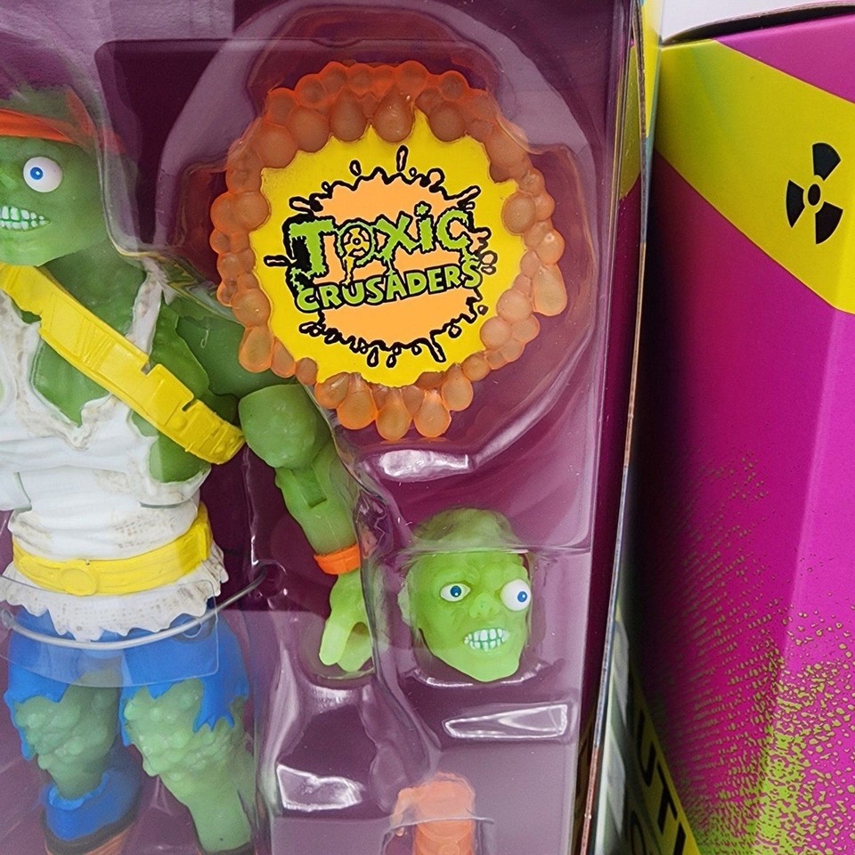 SUPER 7 Toxic Crusaders ULTIMATES! Toxie (Radioactive Red Rage) Figure ...