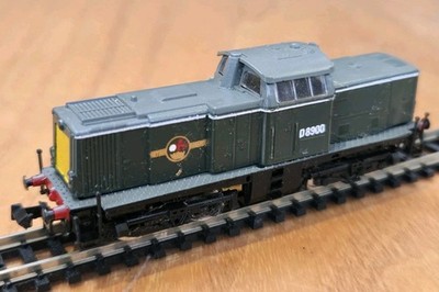 Lima N Gauge - BR Green D8900 Class 17 Diesel Locomotive | eBay UK