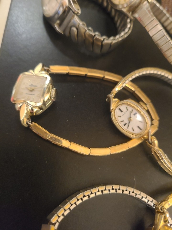 Vintage Bulova Waltham Timex Westport Lady Nelson Watch Lot Of 12 ...