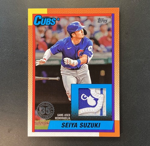 2025 Topps Series 1 - 1990 Relics Seiya Suzuki #T90R-SSU Sick Cub Face ...