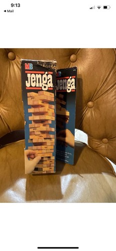 Jenga Original 1986 Milton Bradley Game New Complete in box | eBay