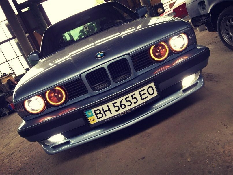 bmw E34 front bumper lip m tech stylespoiler + spoiler for window ...