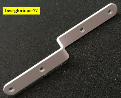 1x Verbindung Verbindungslasche weiss S-Form Doppellasche 182mm Länge ...