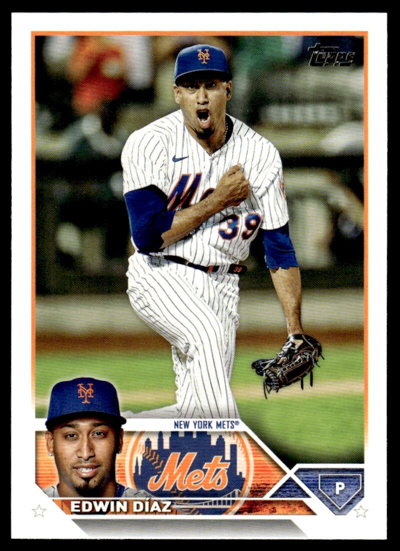2023 Topps Baseball Card Edwin D az New York Mets #482 | eBay