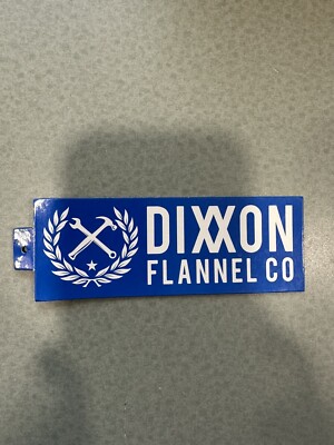 Dixxon Flannel Co. STICKER TAG ONLY | eBay