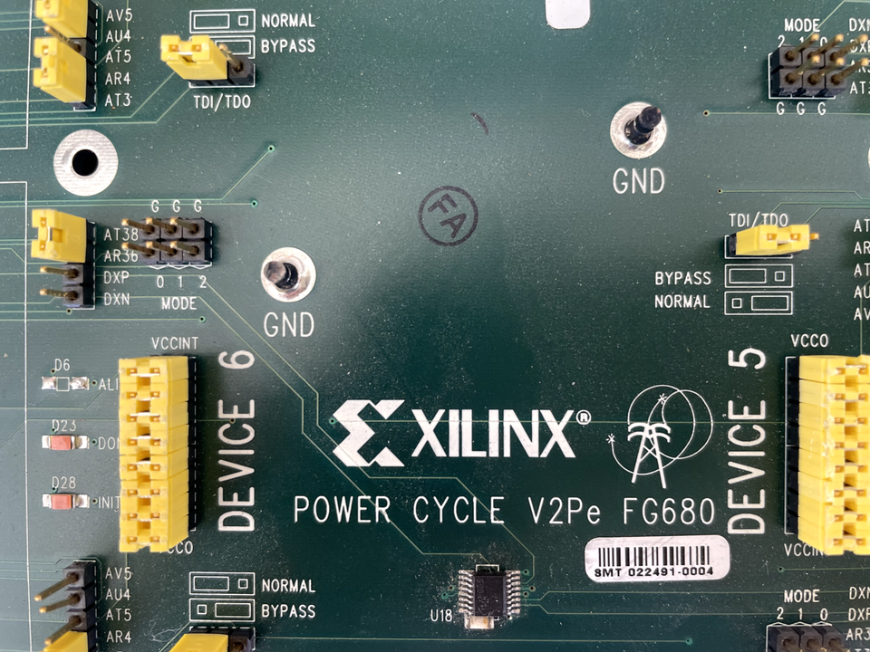 Xilinx Power Cycle V2Pe FG680 with 10 Xilinx chip XCV2000E on Board | eBay