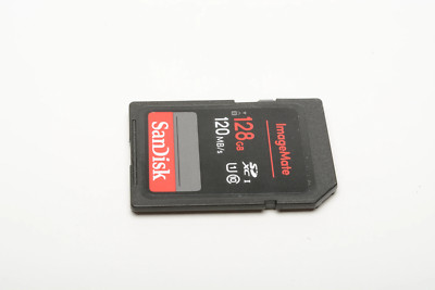 Sandisk Imagemate 128GB 120mb/s SD card in jewel case, formatted | eBay