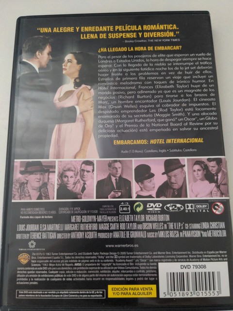 DVD R2 The VIPs Elizabeth Taylor Richard Burton Margaret Rutherford ...