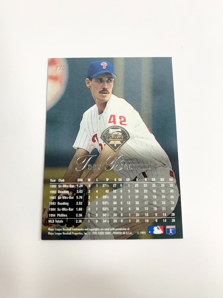 Toby Borland 95 Flair 1995 Fleer Baseball Card # 176 | eBay
