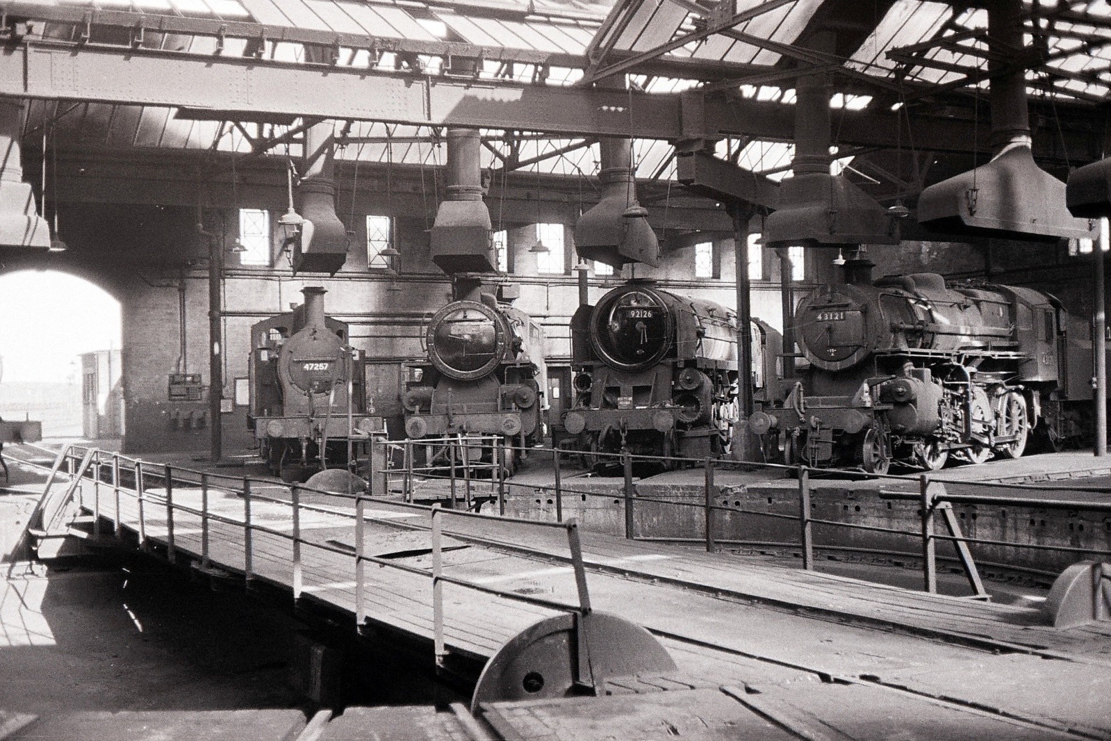 British Rail Wellingborough MPD Roundhouse Rail Photo | eBay UK