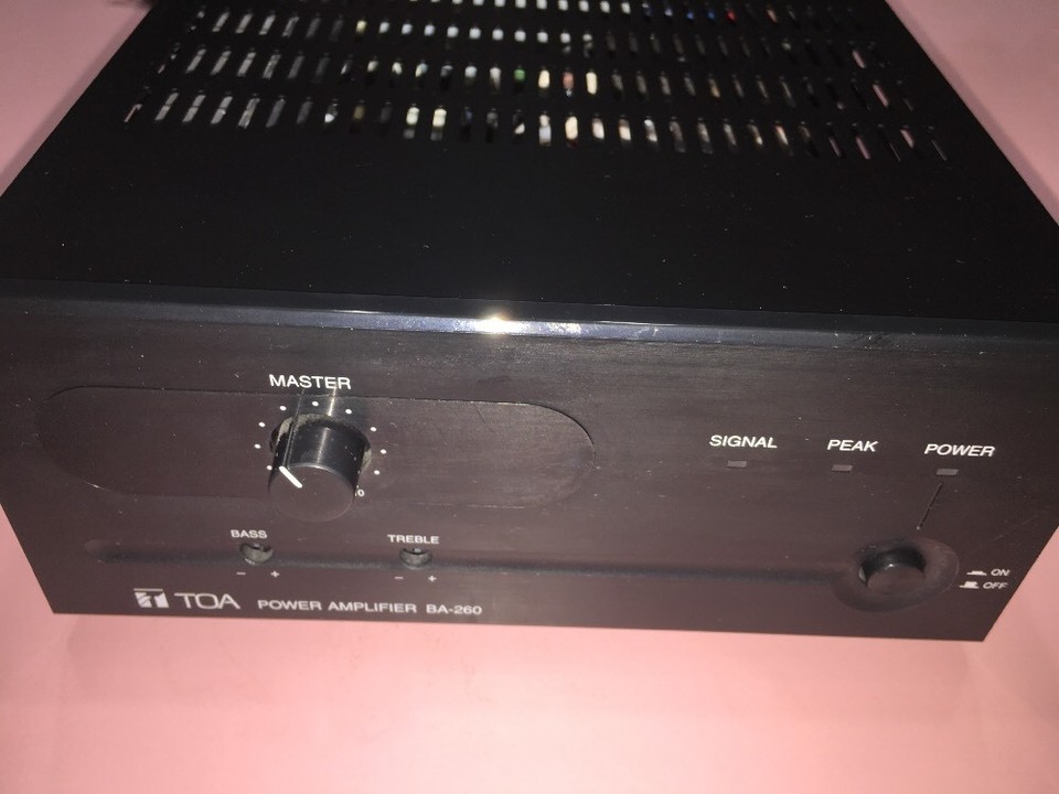 TOA BA-260 CU 60W Power Amplifier | eBay