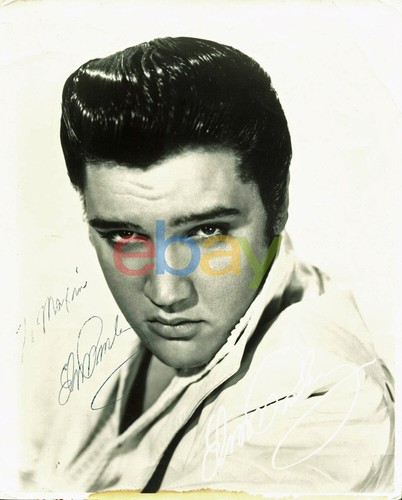 Elvis Presley Signed 8x10 Photo Autographed reprint | eBay