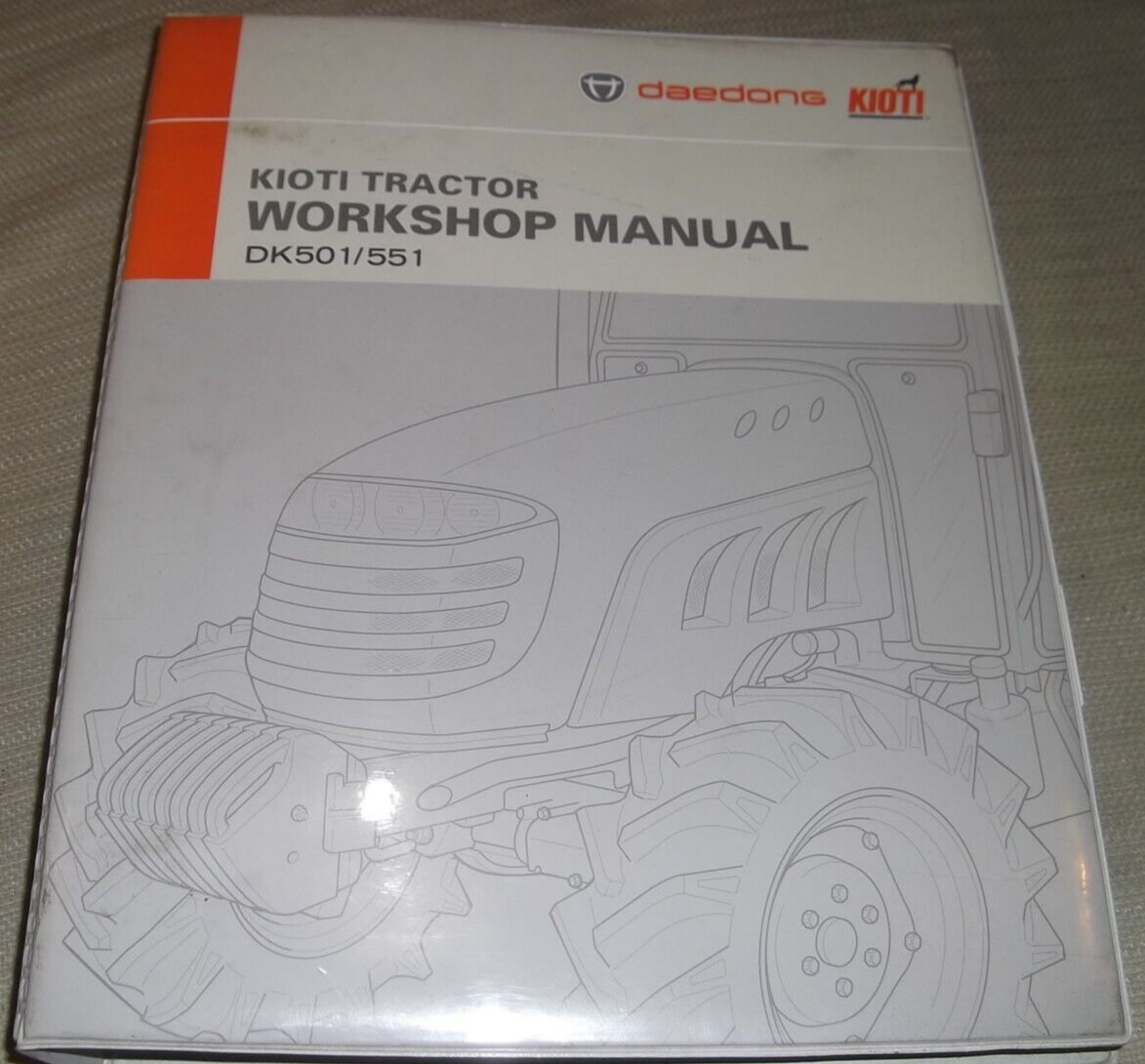 KIOTI DK501 DK551 TRACTOR SERVICE SHOP REPAIR WORKSHOP MANUAL | eBay