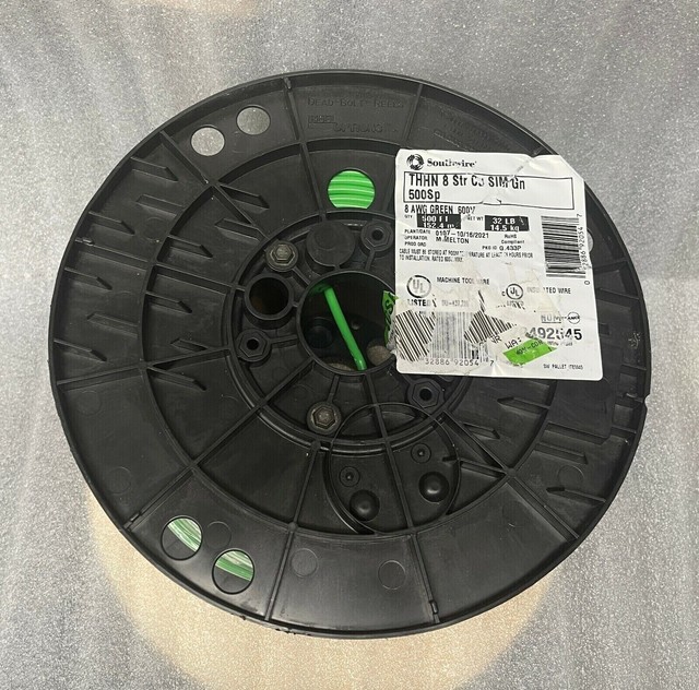 Southwire THHN 8 Str Cu SIM Wire - 500ft (20492545) for sale online | eBay