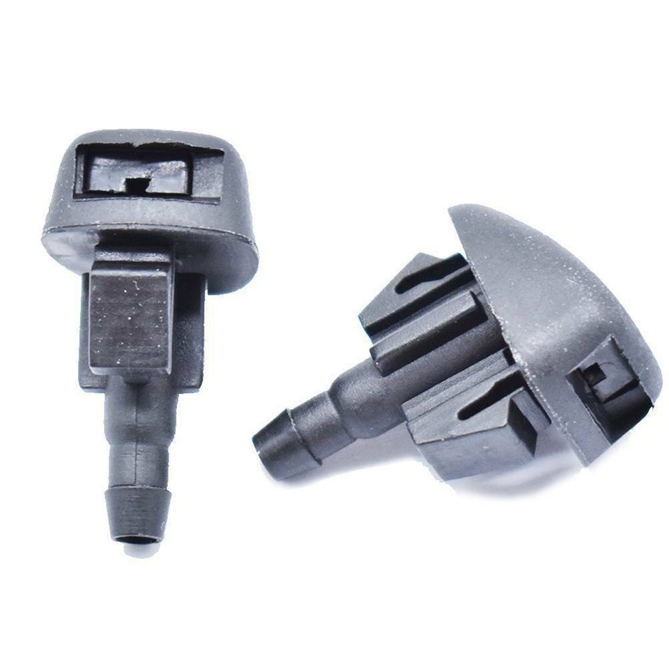 2Pcs 3 BL Windshield Wiper Washer Nozzle Aftermarket Replacement Black ...