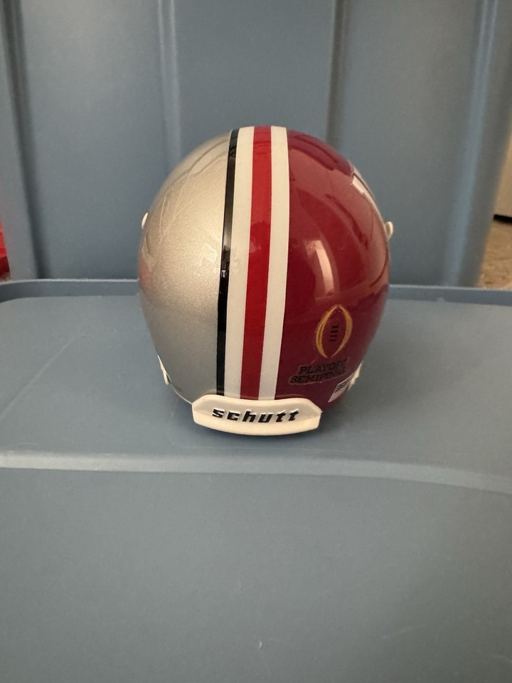 2015 ALABAMA OHIO STATE SCHUTT AUTHENTIC MINI FOOTBALL HELMET SUGAR ...