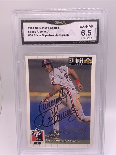 1994 Upper Deck Collector's Choice - Sandy Alomar Jr. #34 Silver Foil ...