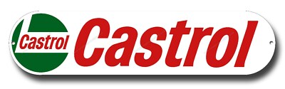 CASTROL MACHINE CUT / PROFILED METAL GARAGE SIGN.CLASSIC CASTROL OILS ...