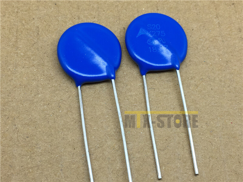 10pcs S20K275 S20 K275 Epcos MOV 275Vac 350Vdc 630pF Metal Oxide ...