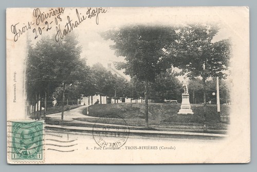 Parc Laviolette TROIS RIVIERES Quebec CPA Rare Pinsonneault Postcard ...