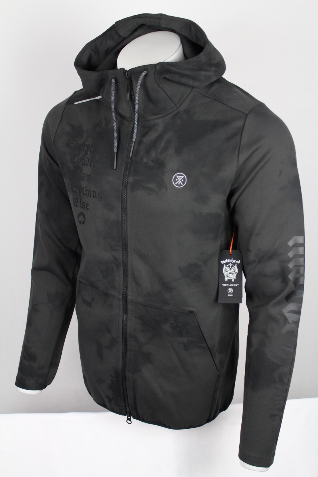 Roark Men's Full Zip Hoodie Motorhead El Morro Jacket Size Medium Worn ...